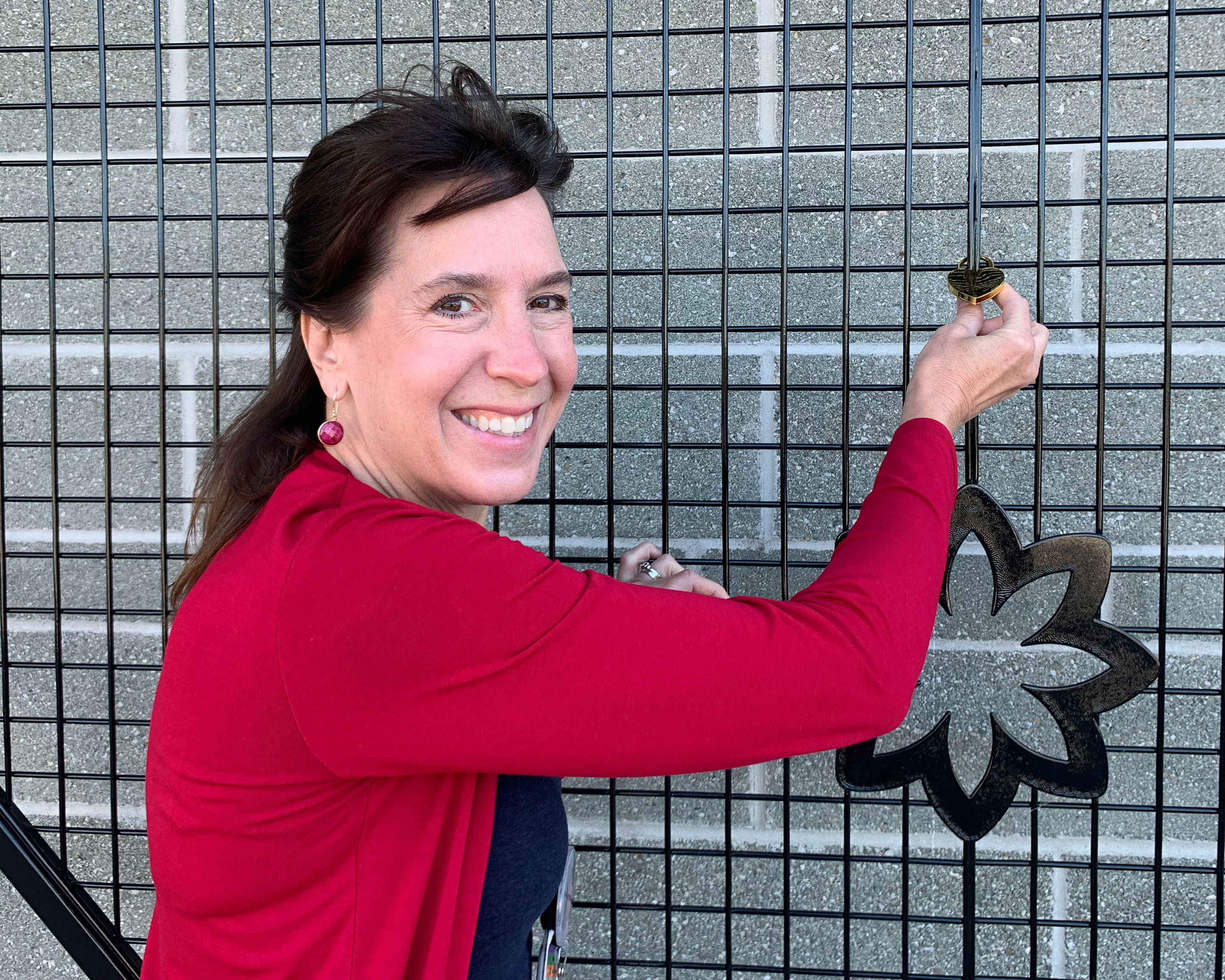 QHC CEO and President Stacey Daub purchases the first BGHF Love Lock ...