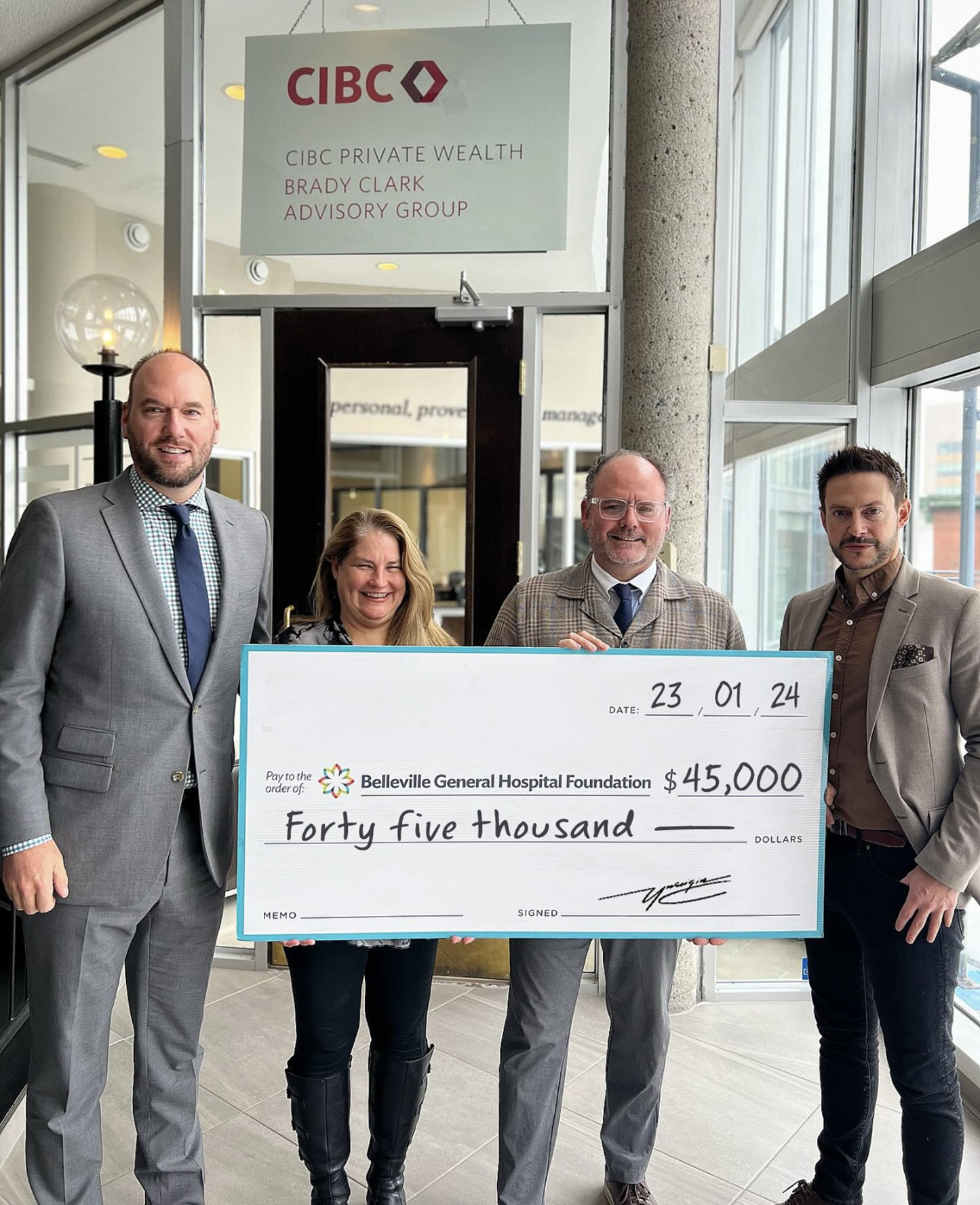 Brady Clark Advisory Group - CIBC Wood Gundy Supports Exceptional Care ...