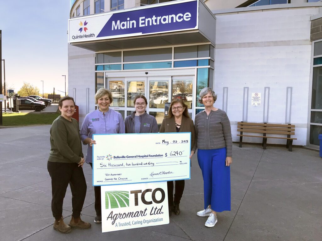 TCO Agromart Makes Sweet Donation to BGHF - Belleville General Hospital ...